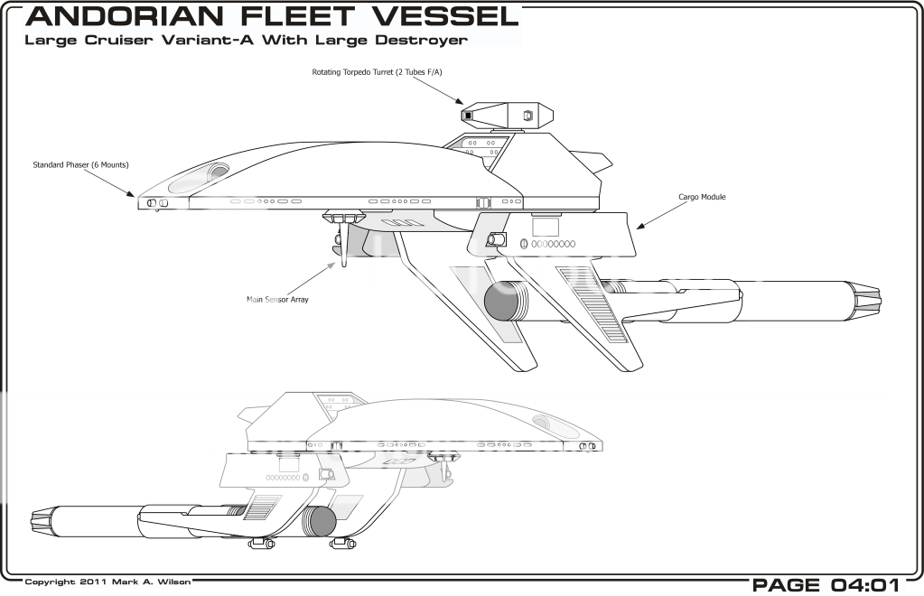 Ships of the Andorian Fleet: TOS/TMP Era - Treknographics101
